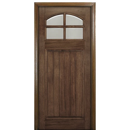 NevTex - Wood Lite Craftsman Style Exterior Single Door 36x80 – doors.com